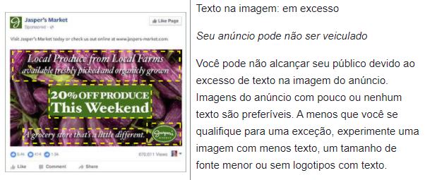 Facebook Text Overlay: entenda a regra de 20% nos anúncios!