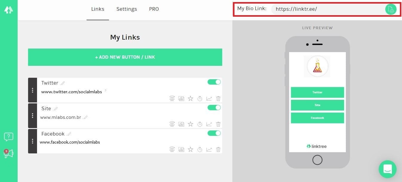 Linktree: o que é e como colocar mais de um link na bio do Instagram!
