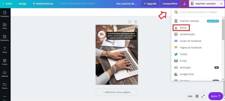 Canva online: aprenda a criar imagens incríveis para as redes sociais!