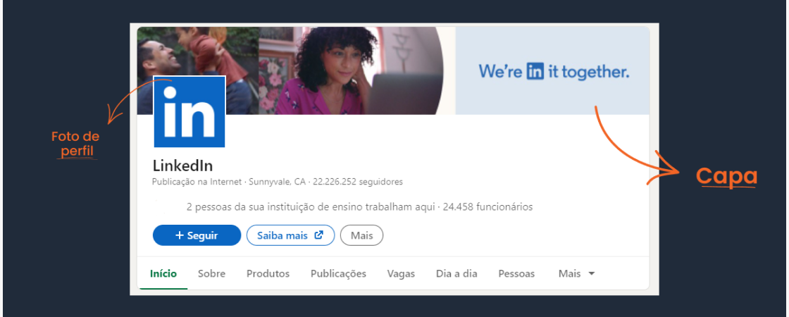 Capa para LinkedIn: otimize resultados da sua empresa