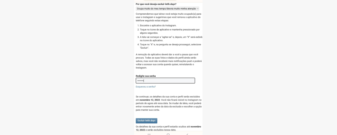 Como excluir conta do Instagram: veja o tutorial!